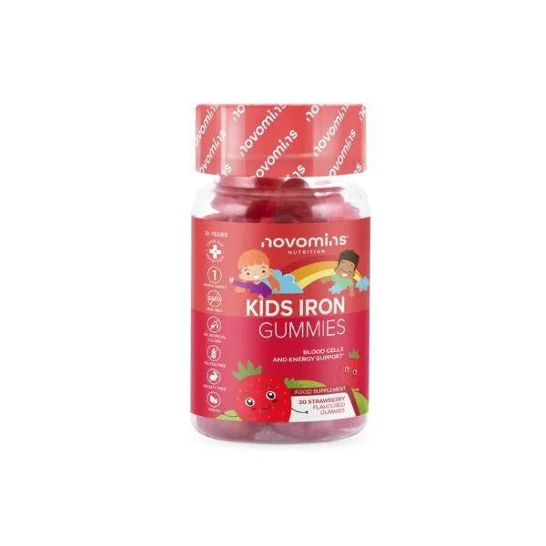 Novomins - Kids Multivitamin Gummies Strawberry - 3+ Years - 30 Pack ...